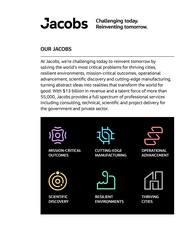 JACOBS | Challenging today. Reinventing tomorrow